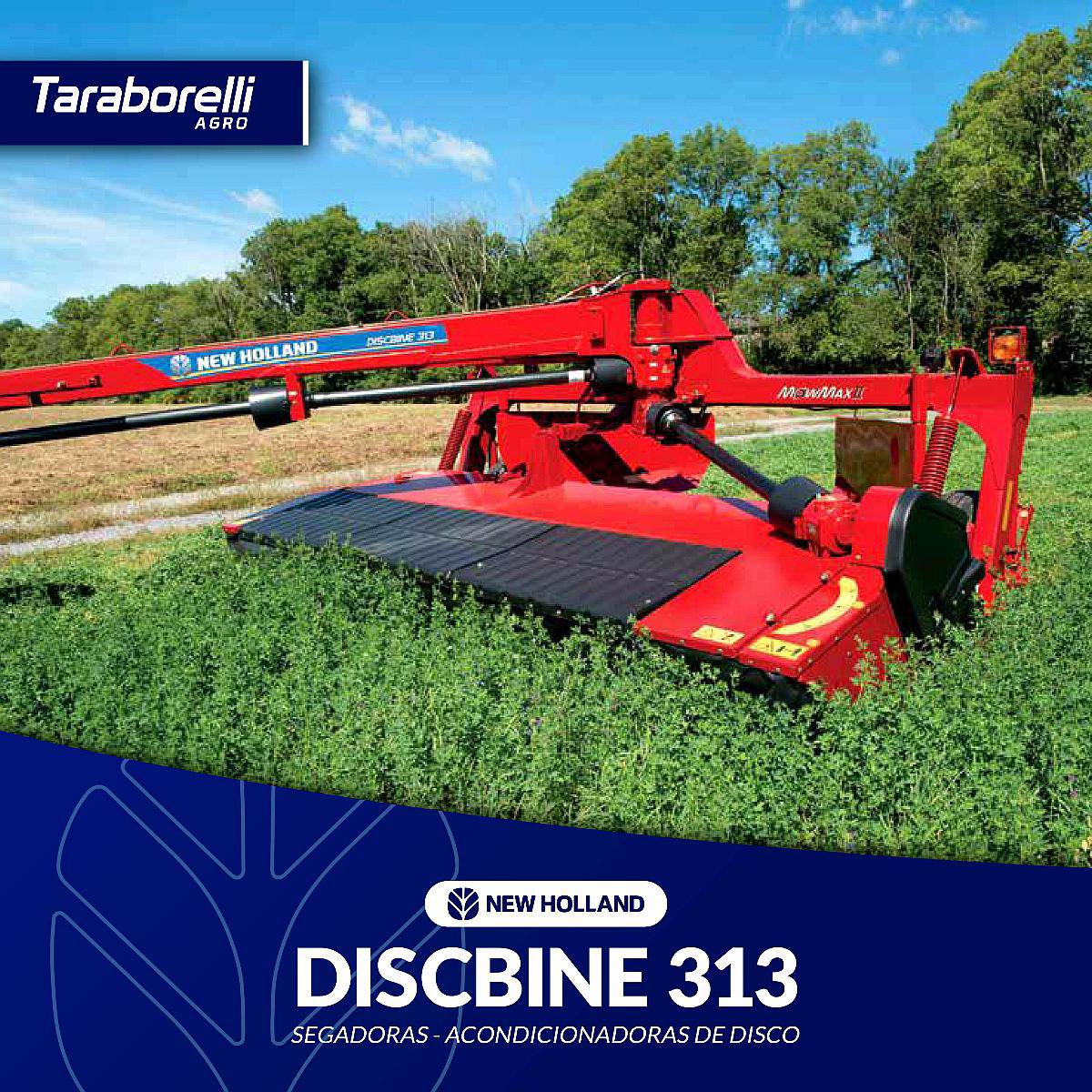 Segadora New Holland Discbine 313 - Año: 2024 - u$s 84.575 - Agroads