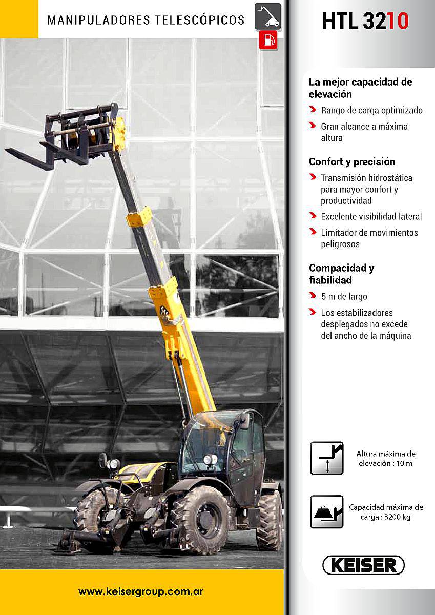 Manipulador Telescópico 4X4 Haulotte HTL 3210 - Año: 2021 - Agroads