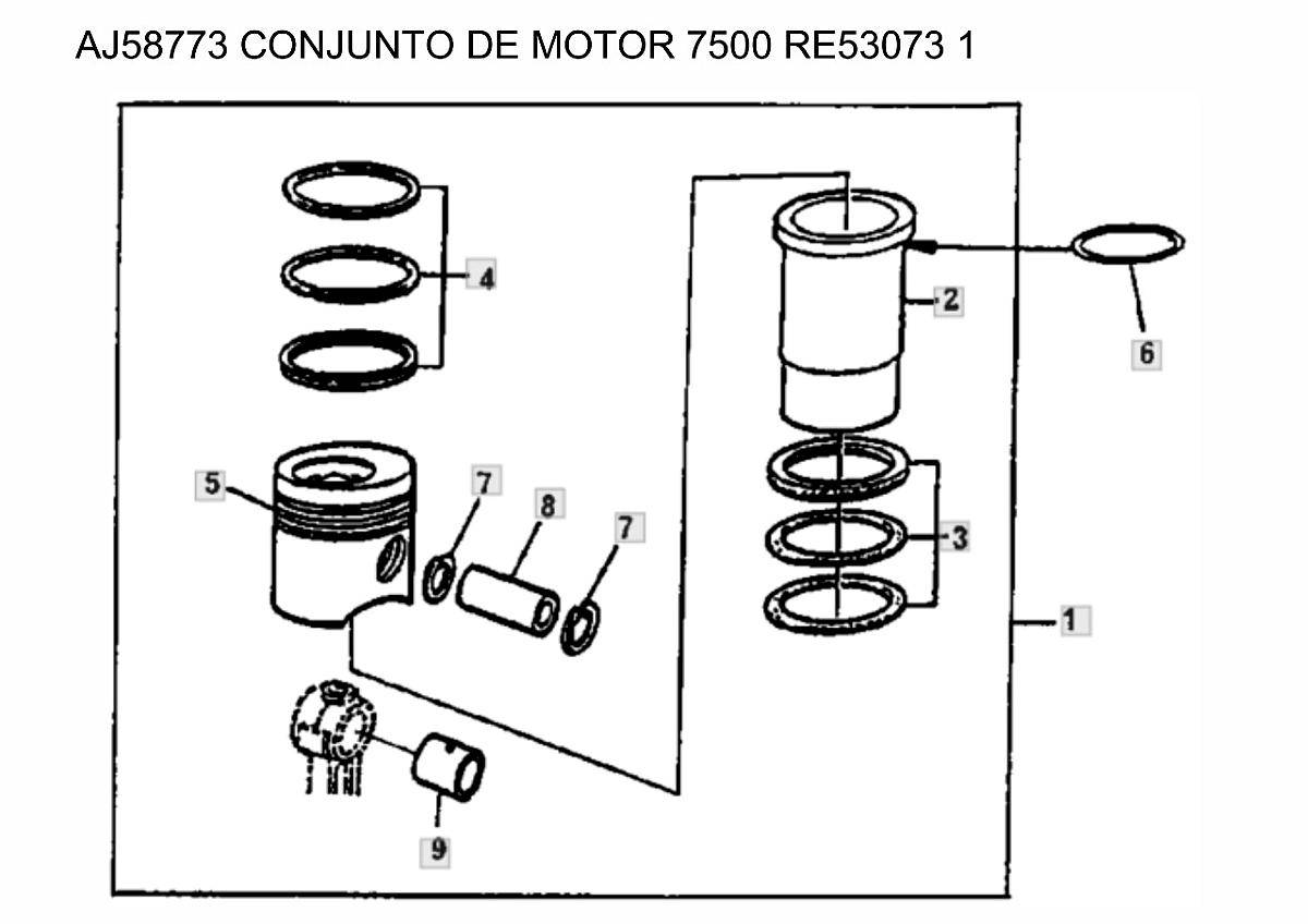 Aj58773 Conjunto Motor John Deere - Agroads