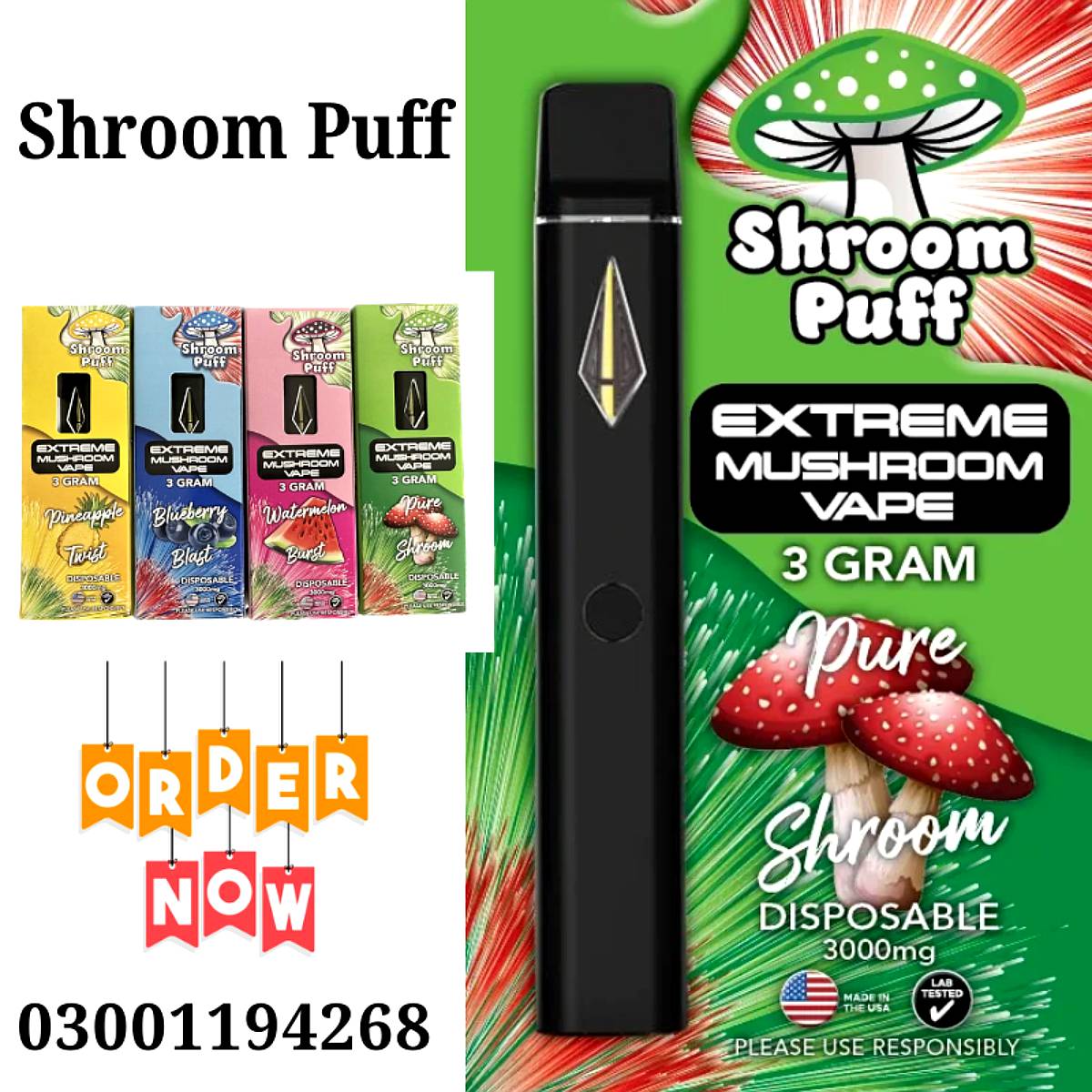 Extreme Mushroom Disposable Vape IN Pakistan - 03043280033 - Agroads ...