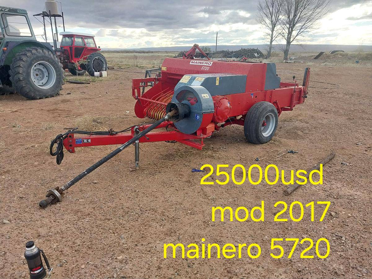 Vendo Enfardadora Mainero 5720 Modelo 2017 - Año: 2017 - Agroads