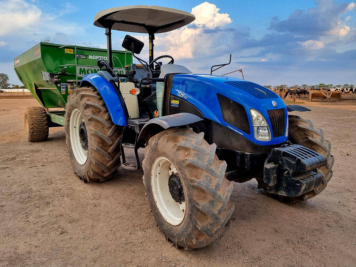 Tractor New Holland TD 5.110 con Techo - Año: 2017 - Agroads