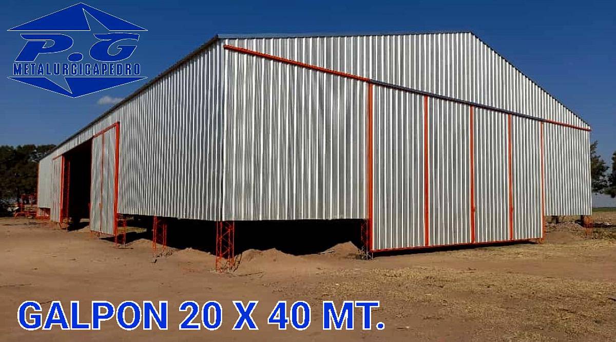 Galpon 20 X 40 MT ( Metalúrgicapedro) - Agroads