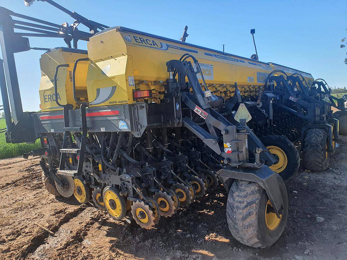 Disponible Sembradora Erca 59 Líneas a 17,50 Kit Neumático - Agroads