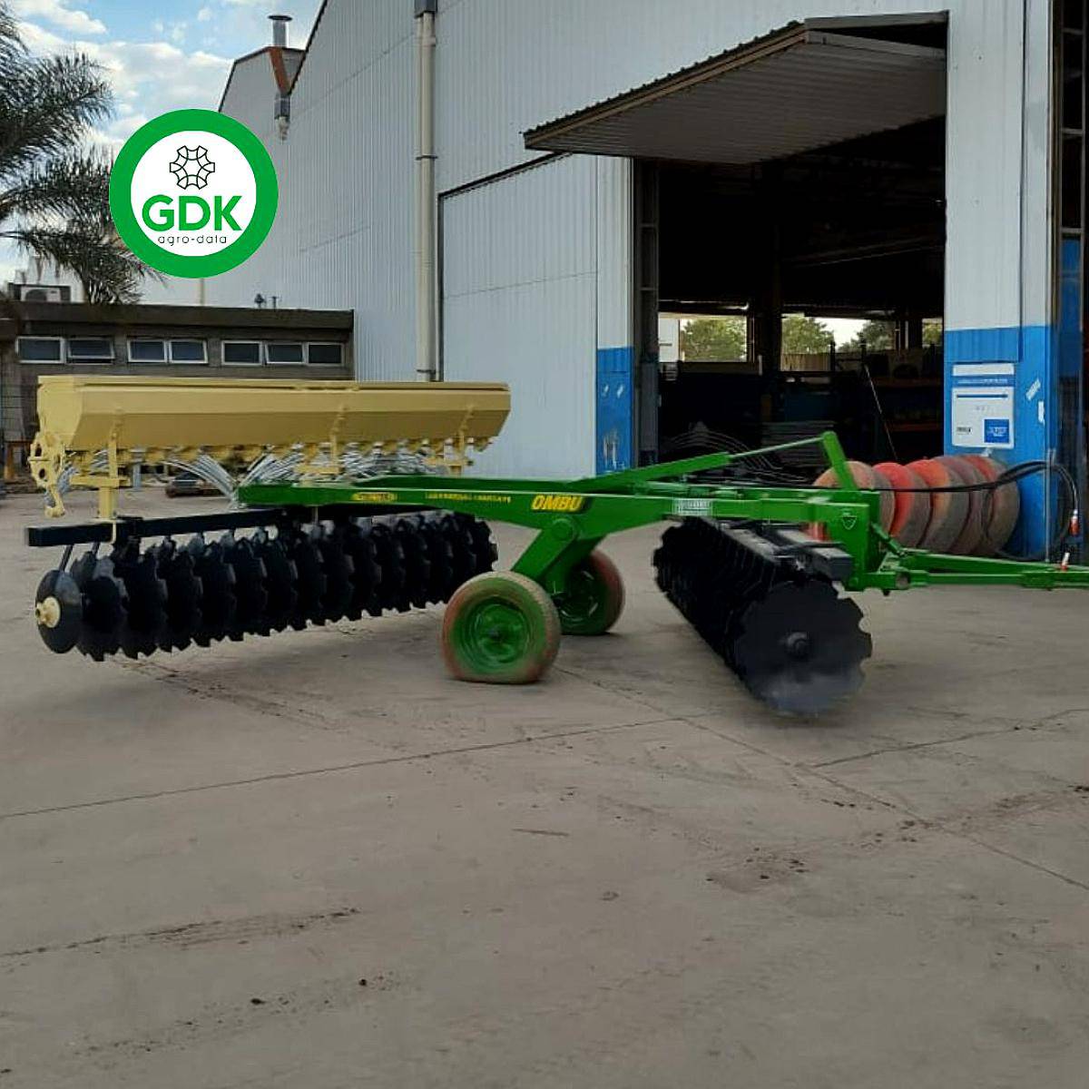 Rastra de Discos de Tiro Excéntrico ROE 1500 - 28 Discos - Agroads