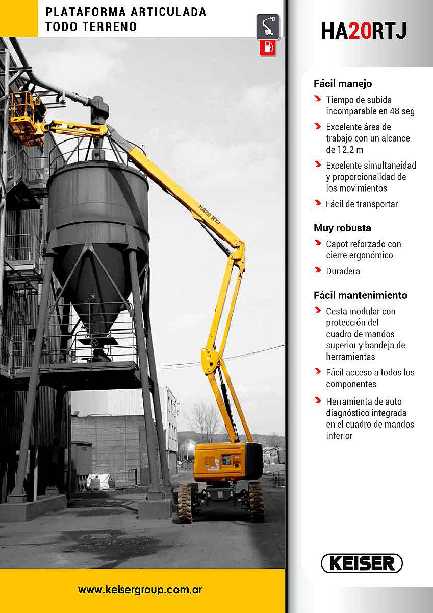 Brazo Articulado 20m Haulotte Diesel Ha20rtj JLG - Agroads