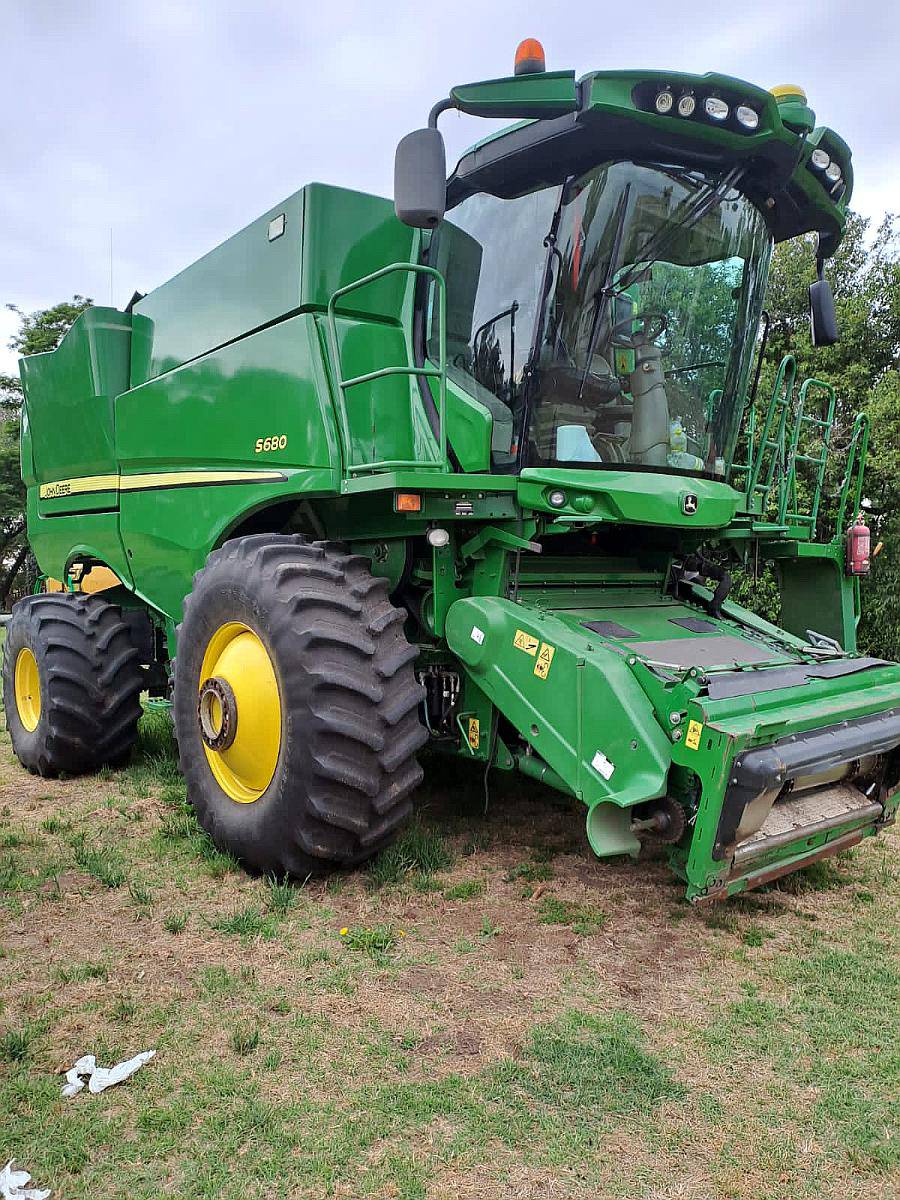 Cosechadora John Deere S680 2016 - Draper 40 Pies, Duales - Agroads