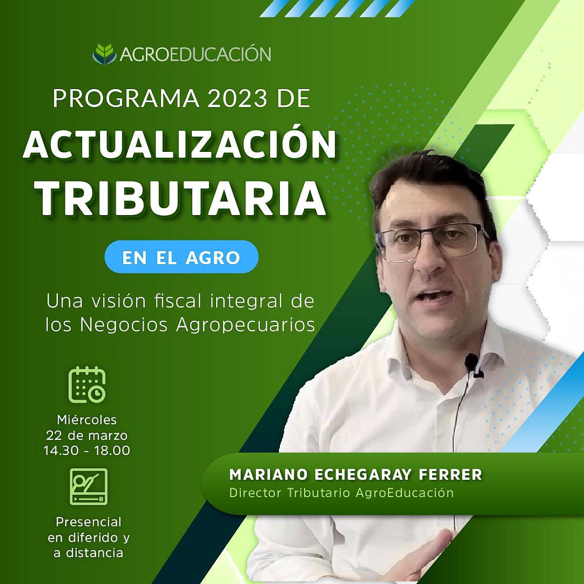 Programa 2023 de Actualización Tributaria en el Agro - Agroads