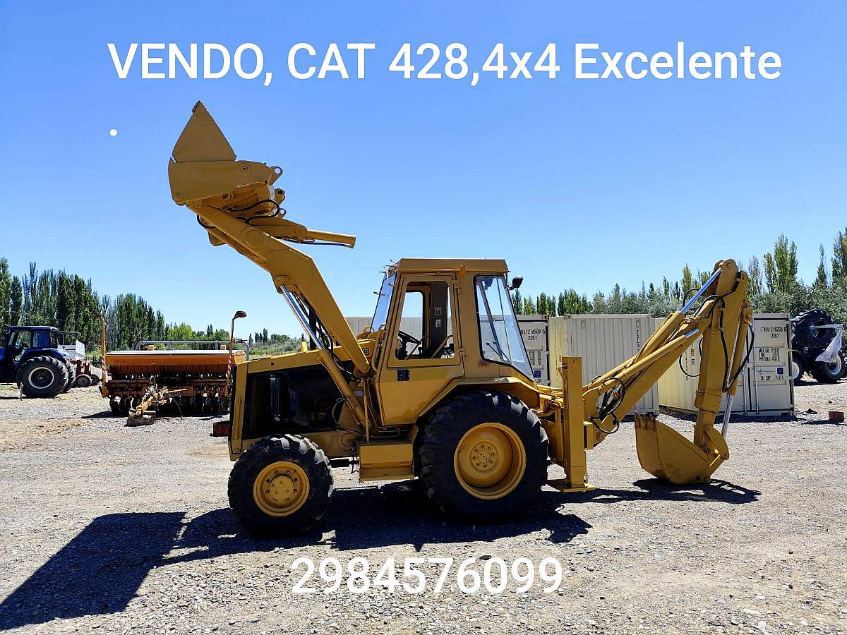 Retro Pala CAT 428 4X4 - Año: 1998 - u$s 50.000 - Agroads