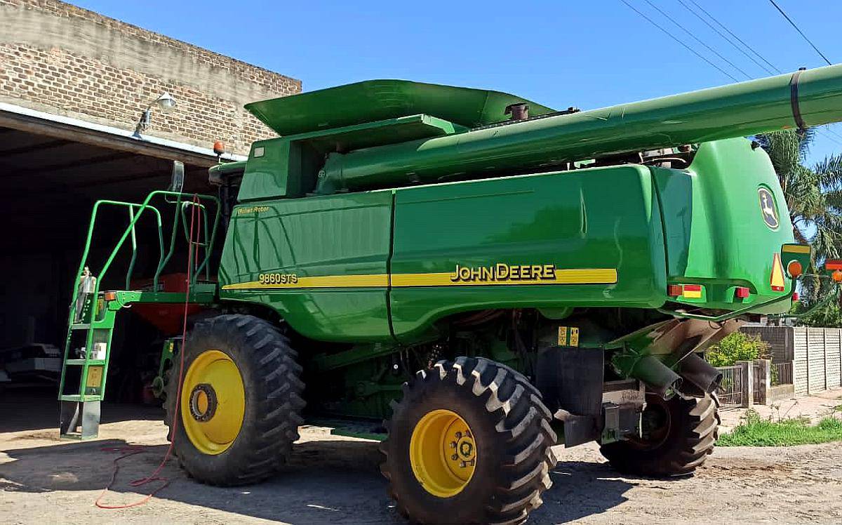Cosechadora John Deere 9860 2008 - 35 Pies - Piloto - Agroads