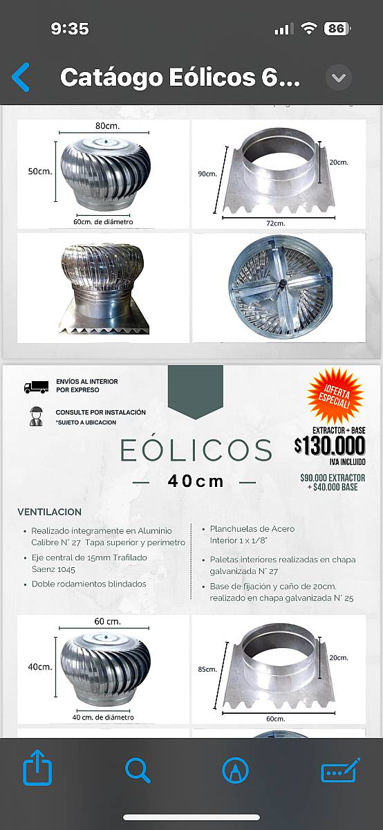 Extractores Eolicos de Ventilacion - Agroads