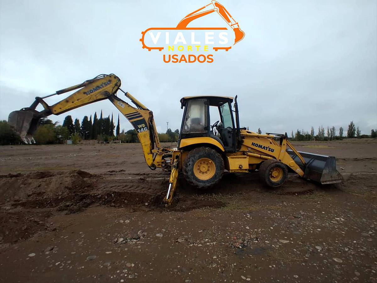 Pala y Retro Komatsu WB146 4X4 - Año: 2006 - u$s 45.000 - Agroads