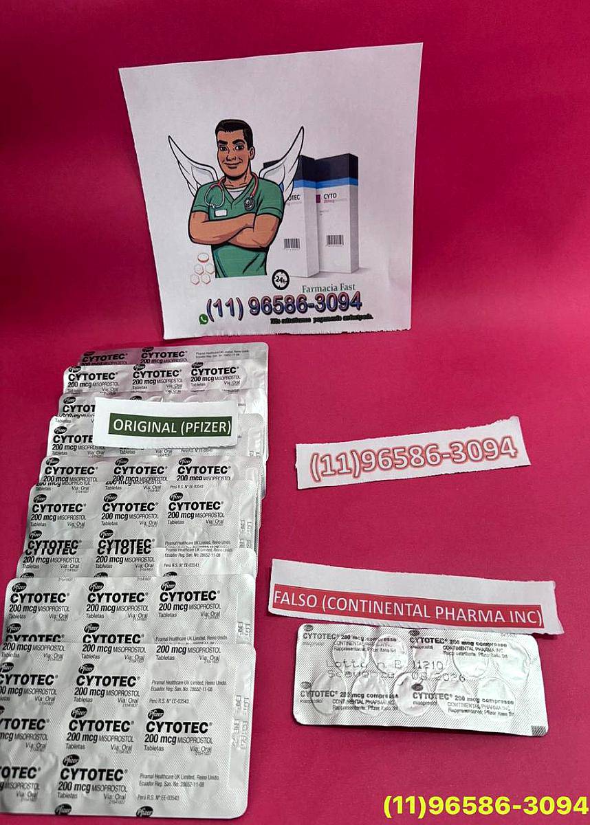Cytotec 200 MCG Misoprostol 1461 Orifinal Pfizer SAO Paulo - Agroads