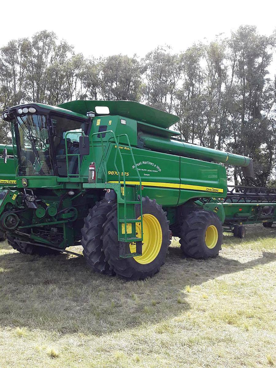 John Deere 9870 STS 4x4.- 5500 Hs Motor. Piloto y Mapeo - Agroads