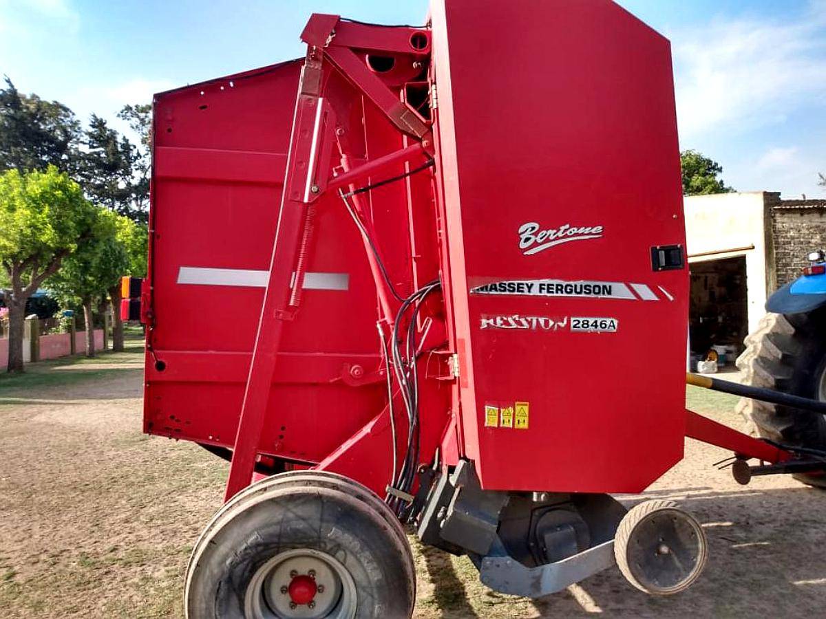 Rotoenfardadora Massey Ferguson 2846a, año 2012, Rollo 1.20, - Agroads