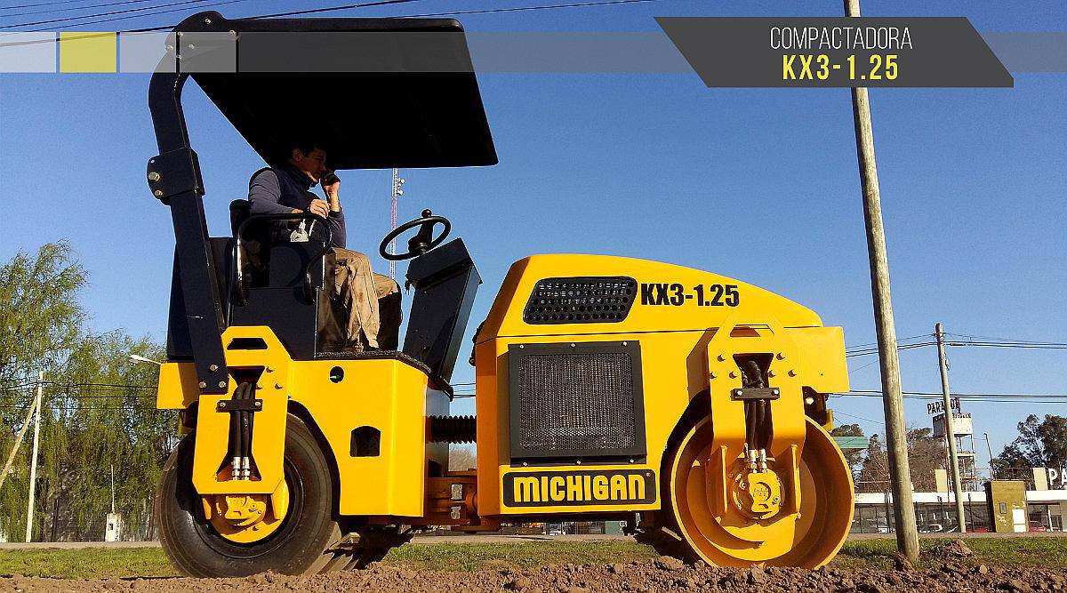Rodillo Vibrocompactador Kx3-1.25. Michigan Nuevo - Agroads
