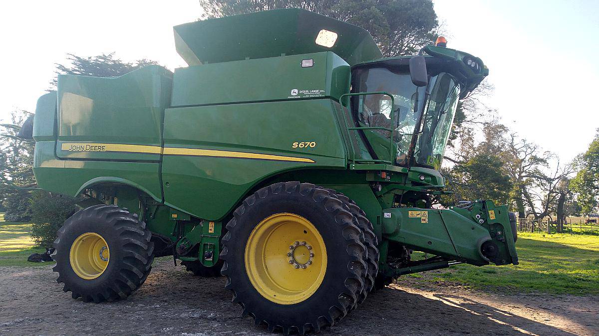Cosechadora Jhon Deere S 670 año 2017 Consignación - Agroads