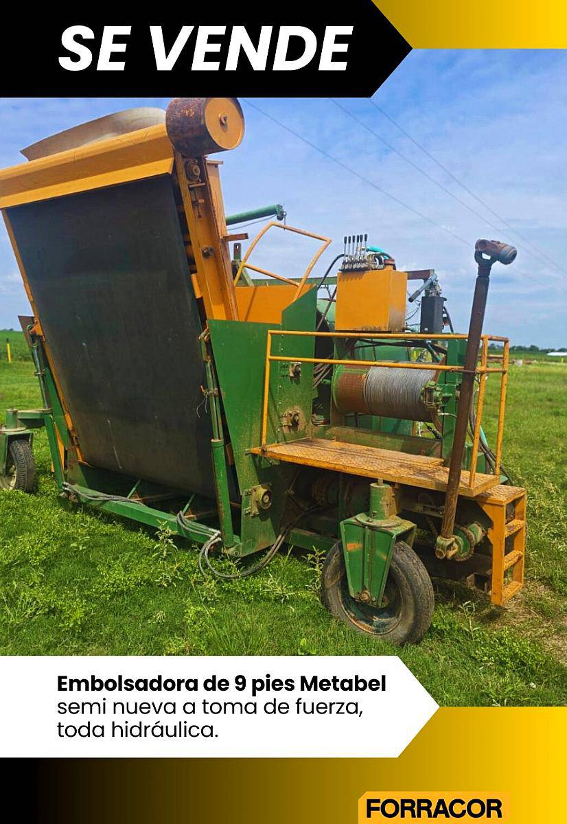 Embolsadora Metabel a Toma de Fuerza con Equipo Hidraulico - Agroads