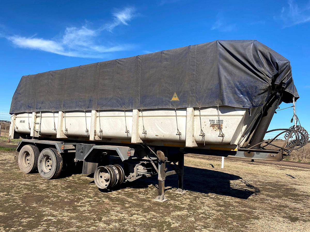 Acoplado Batea Rutera 27 M3 - año 2008 - Usada. - Año: 2008 - Agroads