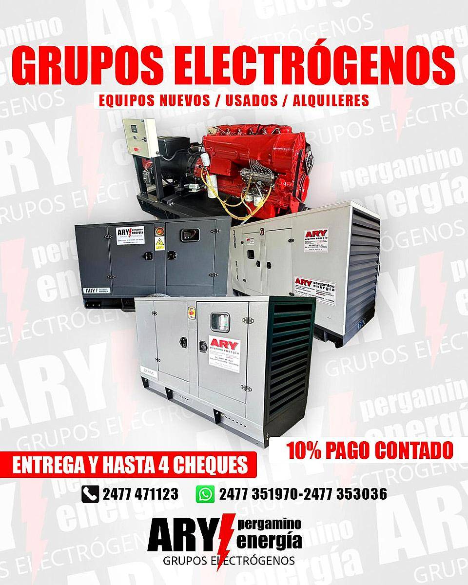 Grupos Electrógenos Todas las Potencias - Agroads