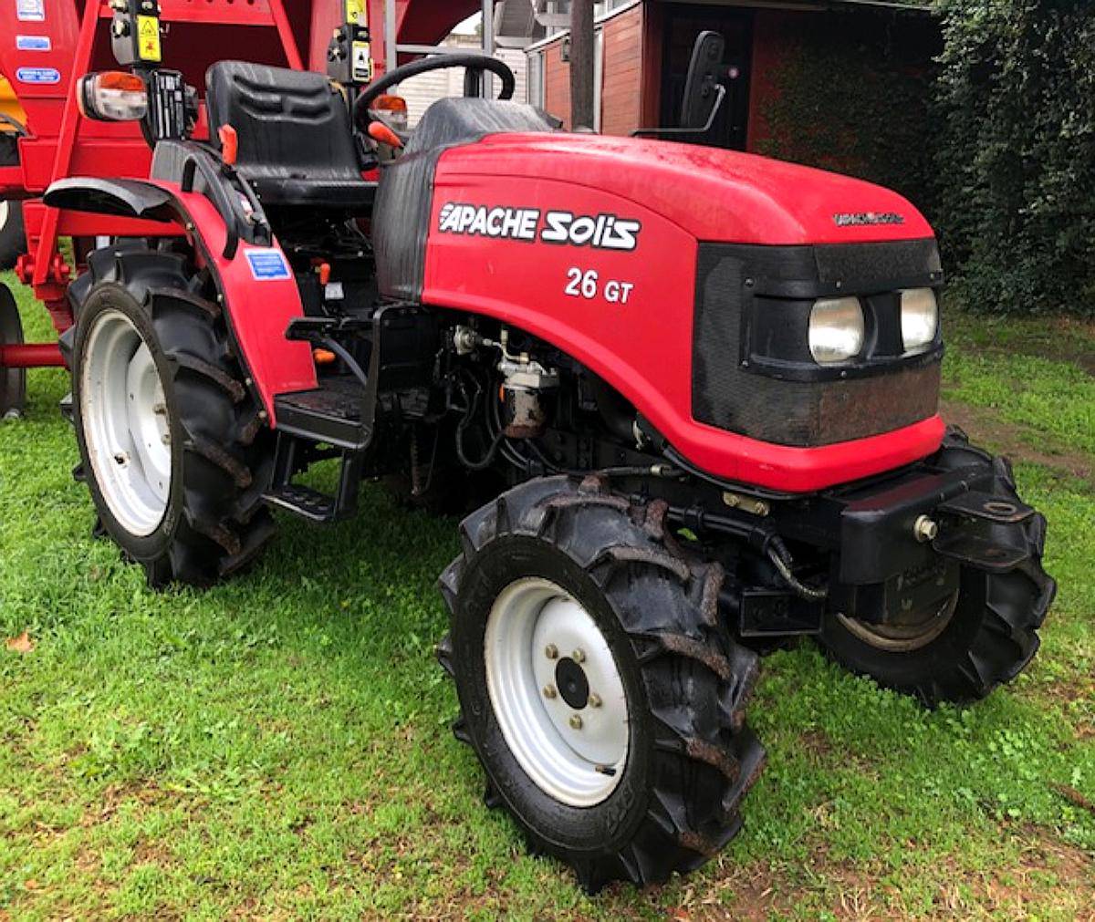 Tractor Apache Solis 26gt con Desmalezadora - Año: 2017 - Agroads