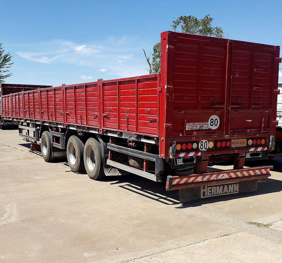 Semirremolque Hermann de 14.5 Mts 2 +1 año 2018. - Agroads