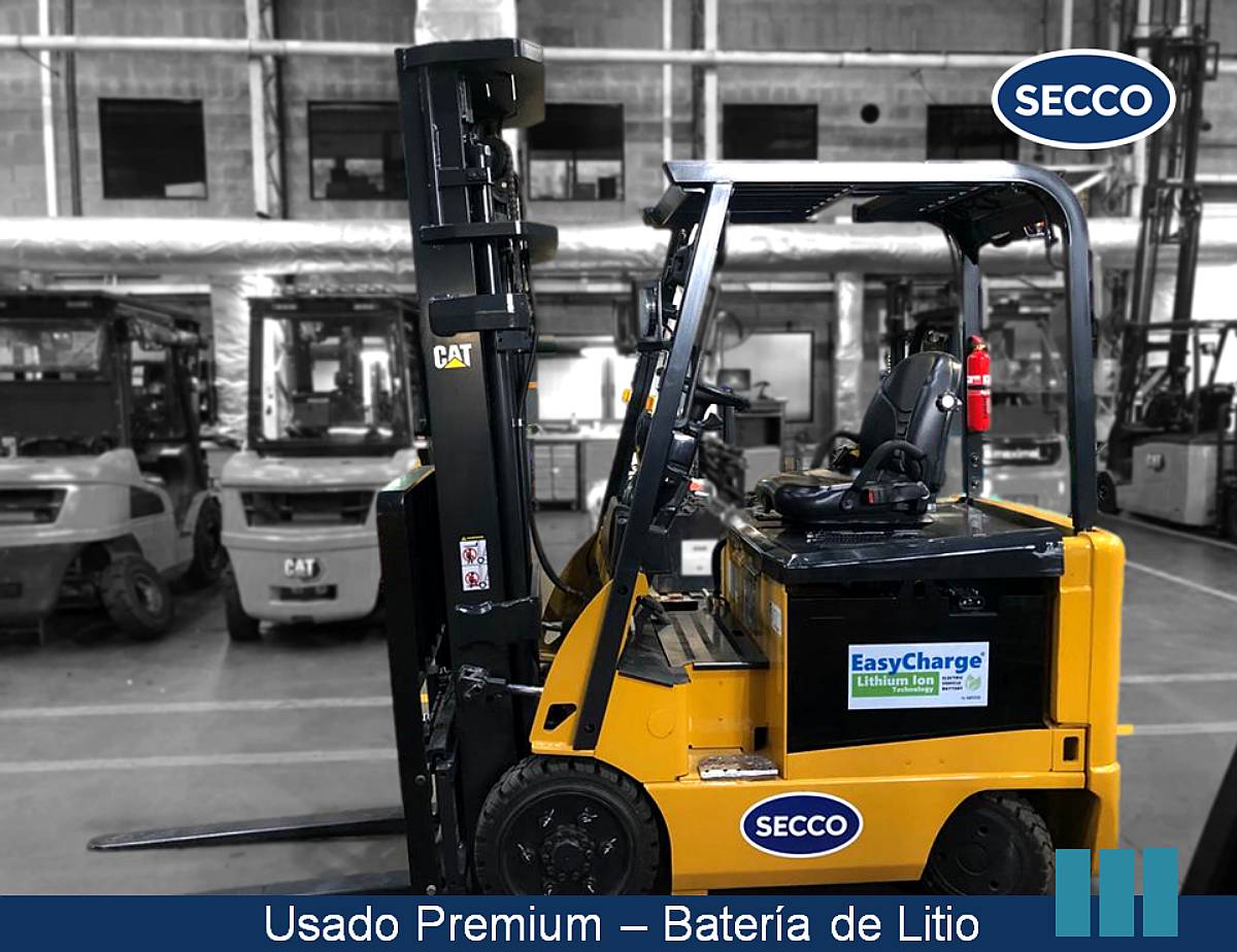 Autoelevador CAT E5000 con Litio - Usado Premium - Agroads