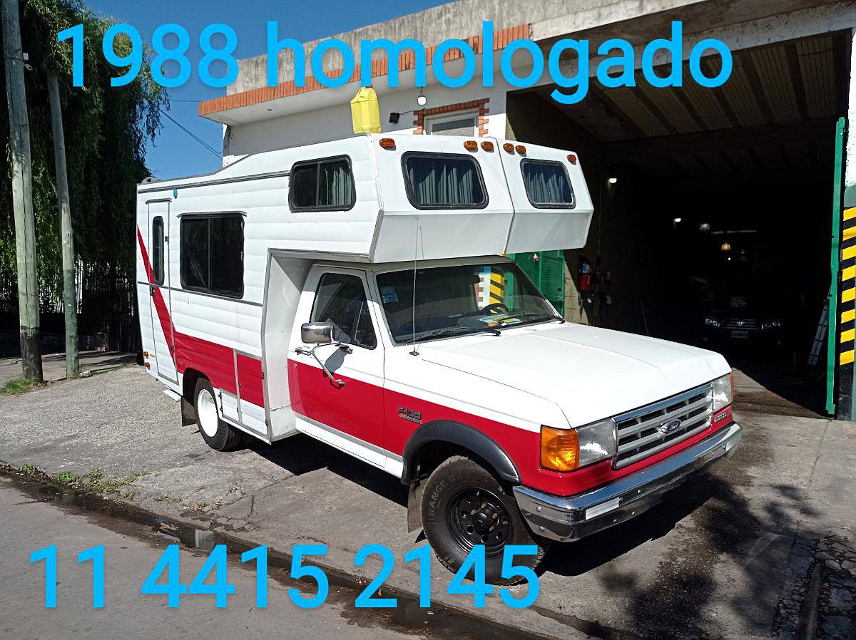 F100 Casa Rodante Unica - Año: 1988 - u$s 32.500 - Agroads