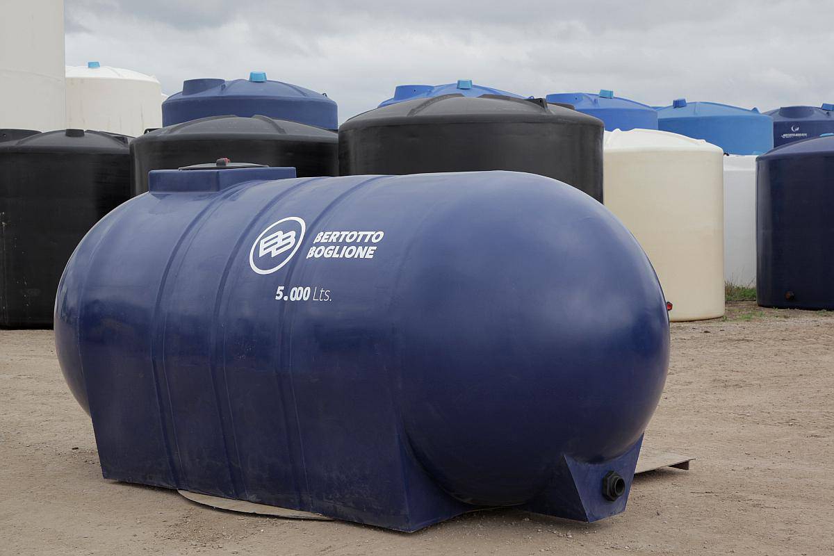 Tanque Horizontal Cap5.000lts C/cabezales Esférico - Agroads