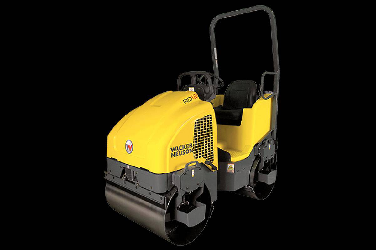 Rodillo Doble Liso Wacker Neuson RD12 para Asfalto y Suelo. - Agroads