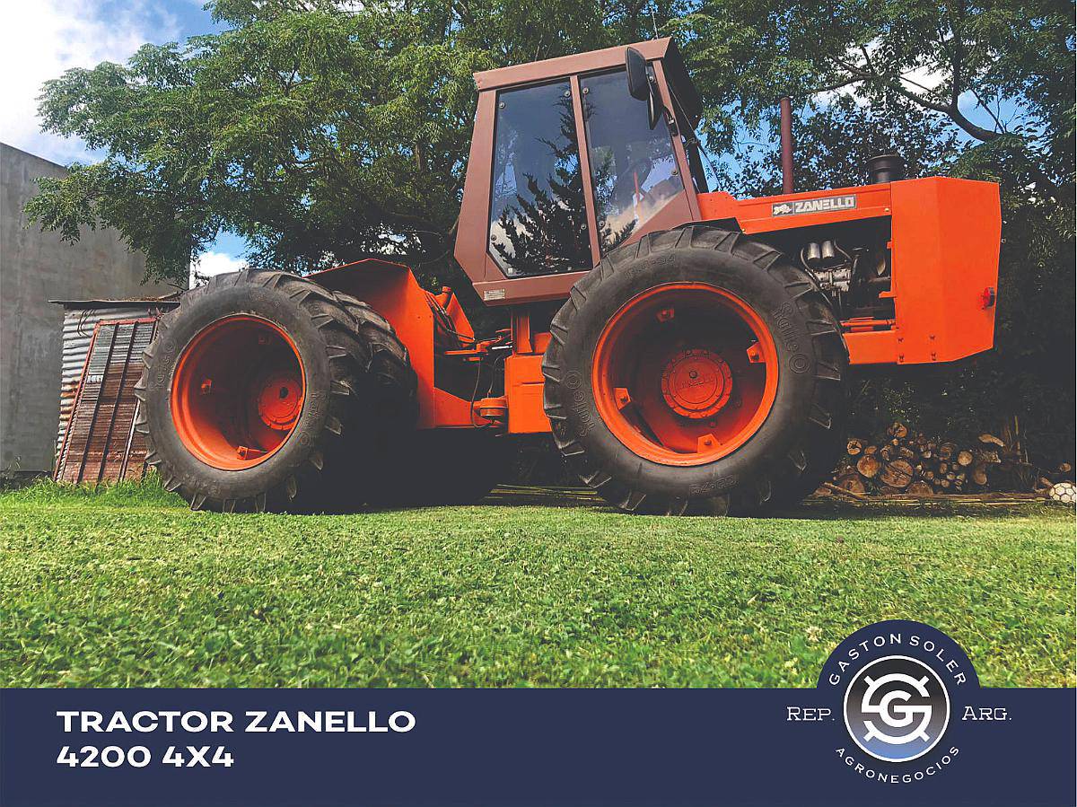 Tractor Zanello 4200 4X4 - Año: 1984 - u$s 36.750 - Agroads