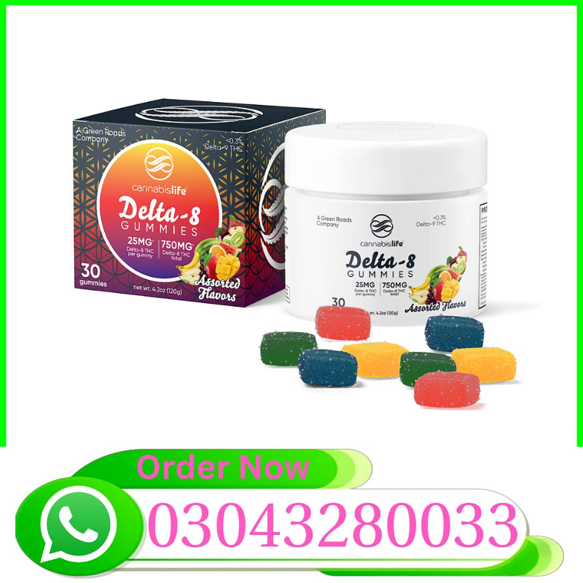 Cannabis Life Delta – 8 Gummies IN Pakistan 03043280033 - Agroads (cod: 1000178)