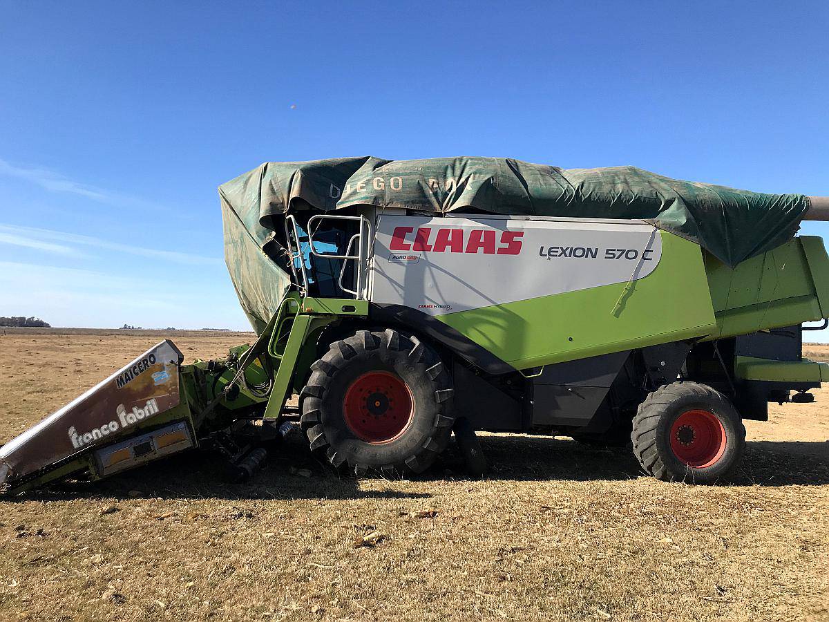 Claas Lexion 570 C Doble Traccion - Año: 2007 - u$s 170.000 - Agroads