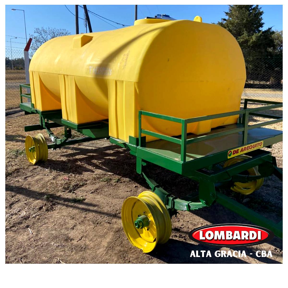 Acoplado Tanque de Apoyo 3500lts - Año: 2022 - $ 997.500 - Agroads
