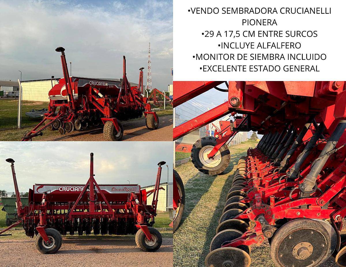 Sembradora Crucianelli Pionera 2917 - Año: 2003 - Agroads