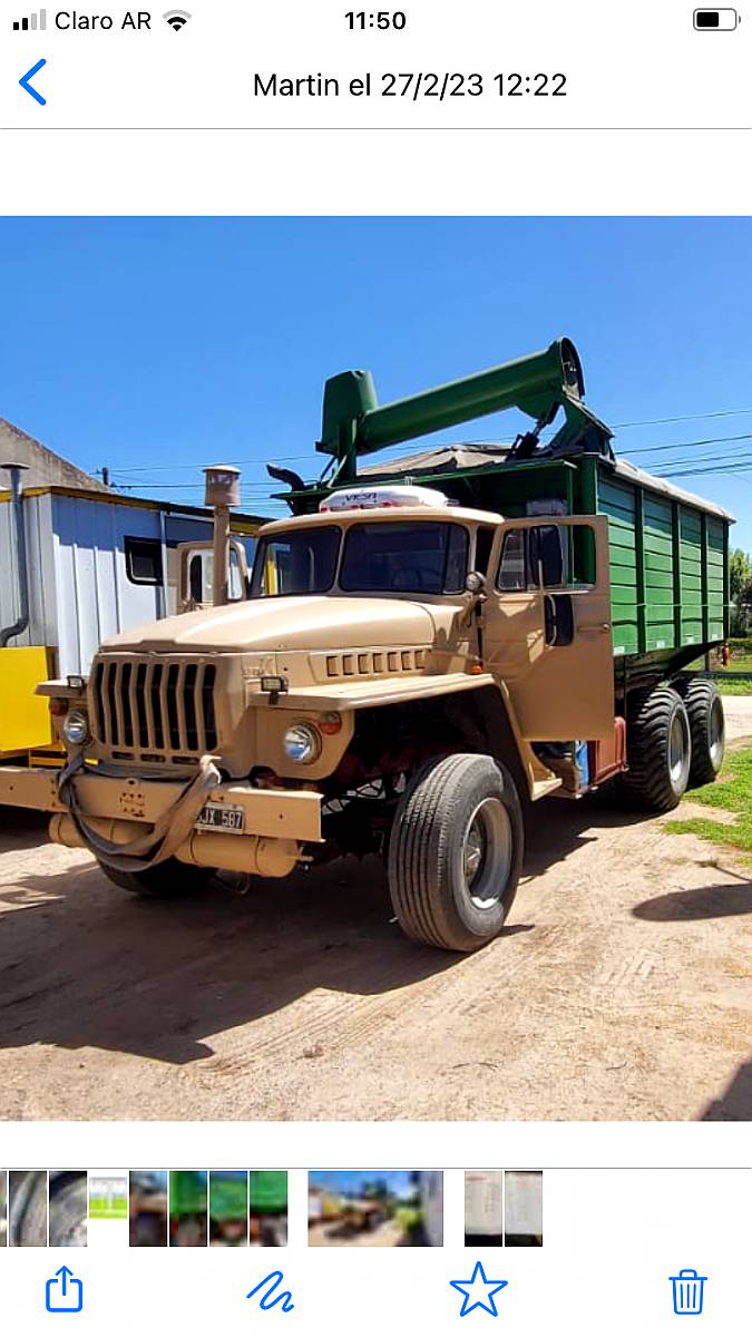 Camión Tolva Kamaz V8 Doble Diferencial 14 TN - Año: 1986 - Agroads