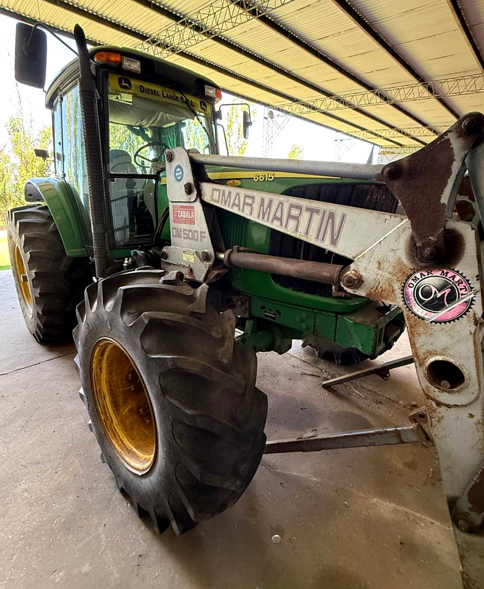 John Deere 6615 2007 + Pala Omar Martin OM500 - Año: 2007 - Agroads