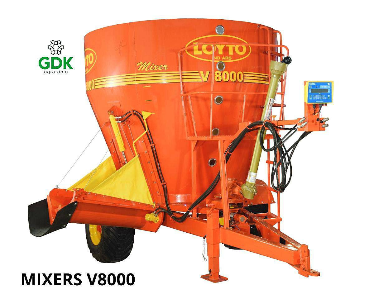 Mixers - Varios Modelos Disponibles - Mixer V8000 - Agroads