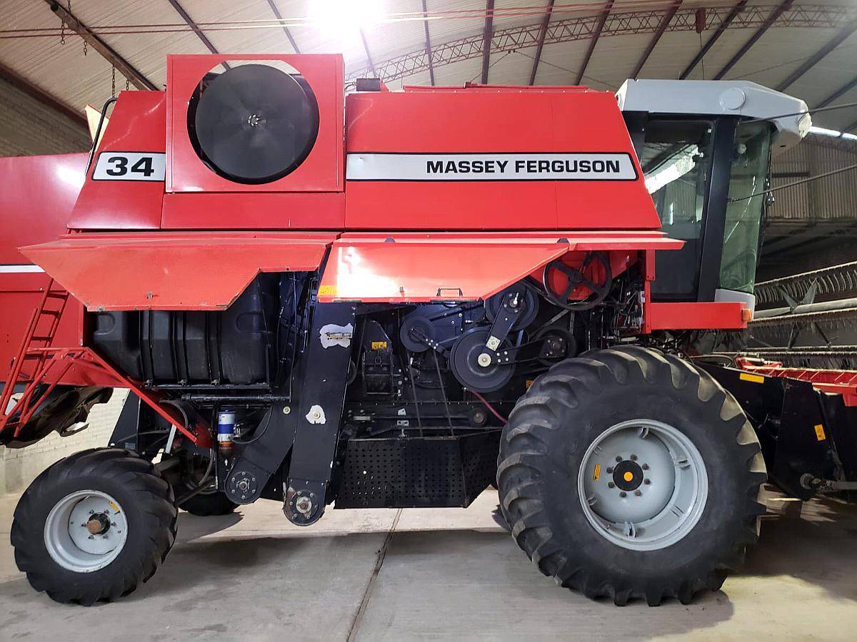 Cosechadora MF 34 2003 - 25 Pies - Motor Reparado - Agroads