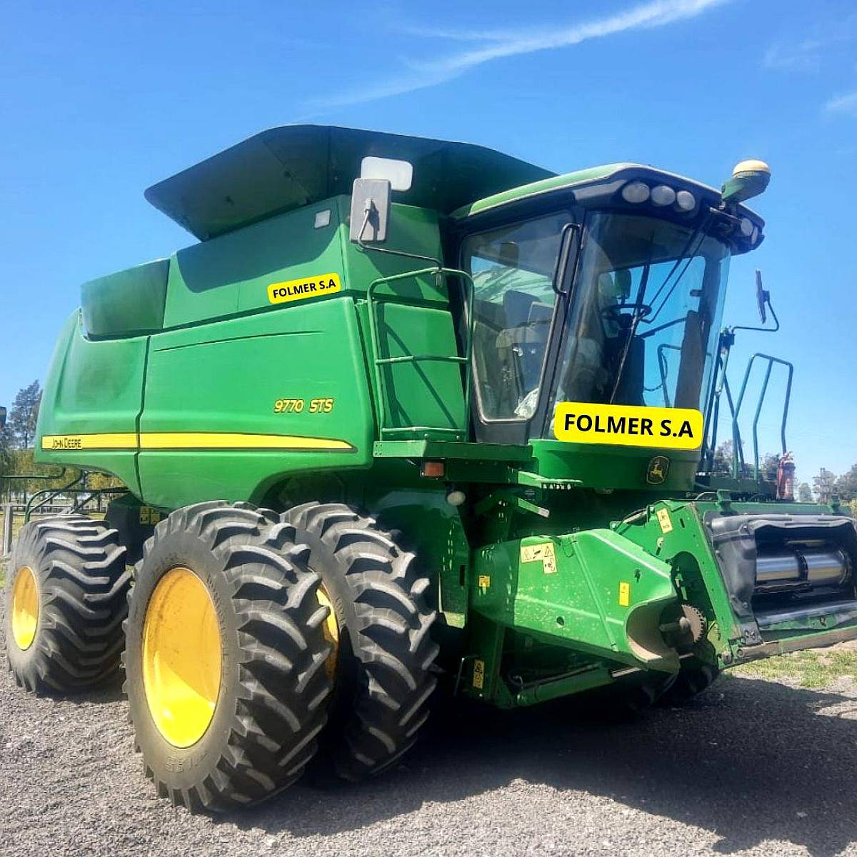 John Deere 9770, 393hp, TD, año 2011, 4.000hs, Plataforma 35 - Agroads