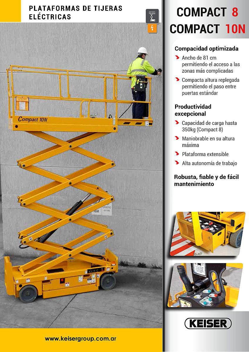 Plataforma Elevadora Tijera 10n Haulotte Compact 10n JLG - Agroads