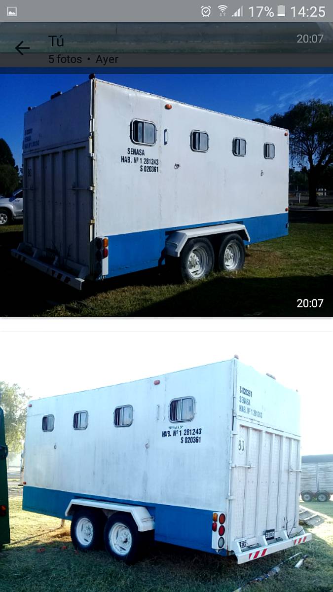 Trailer para Caballos. Hermoso. - u$s 8.500 - Agroads