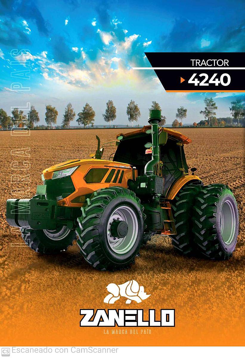 Tractor Zanello 4240 Centro Cerrado 240 HP - Linea IA - Agroads