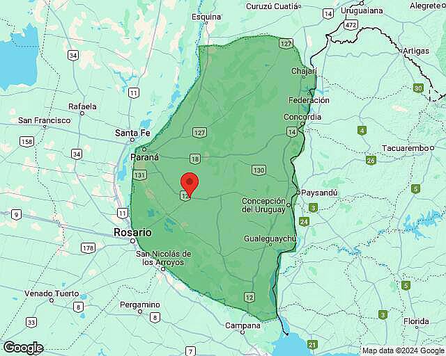 120 Has Nogoya Mayor Parte Agricola - u$s 5.500 / ha - Agroads