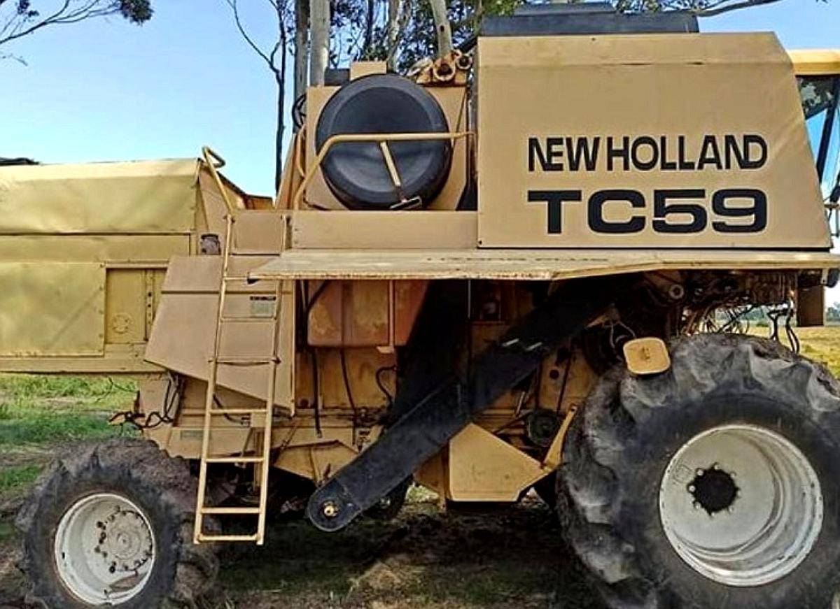 Cosechadora de Arroz NH TC 59 Doble Rotor - 23 Pies - Agroads