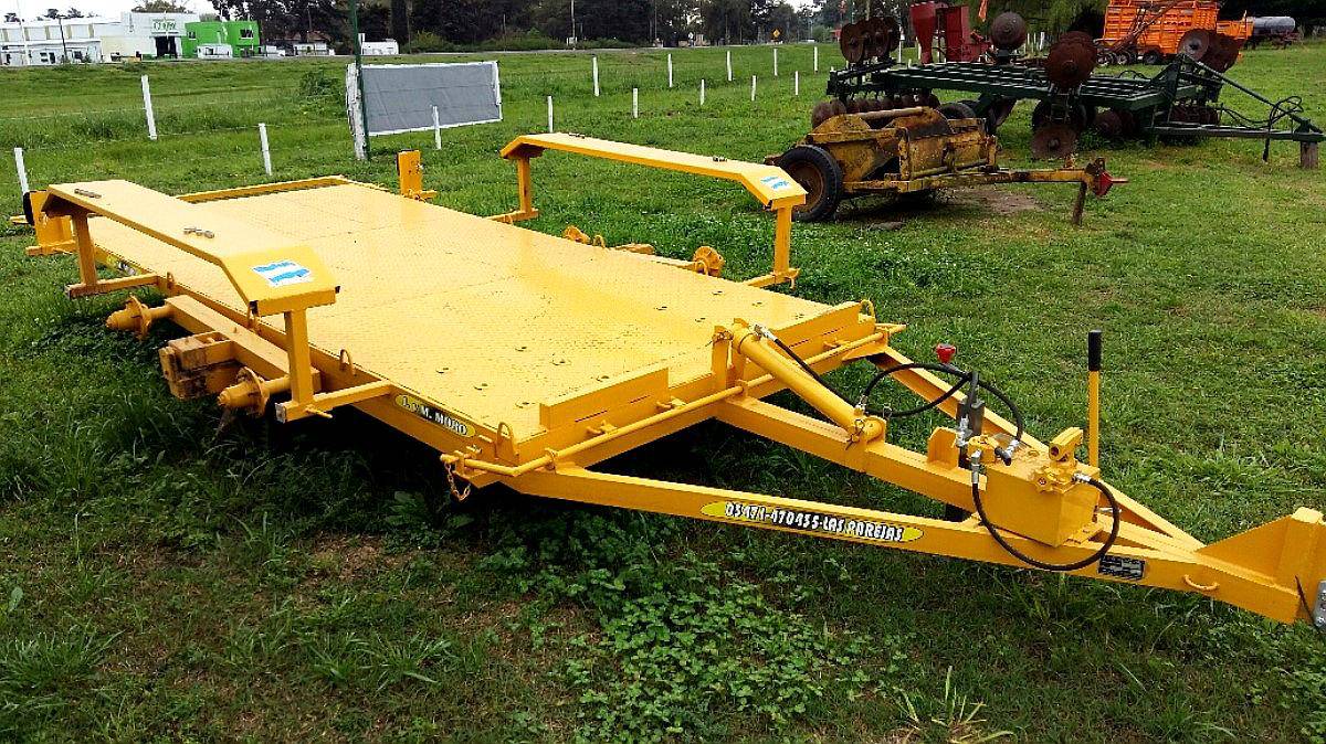 Acoplado Trailer Camilla Basculante Hidraul 4 X 1.8 Balansin - Agroads