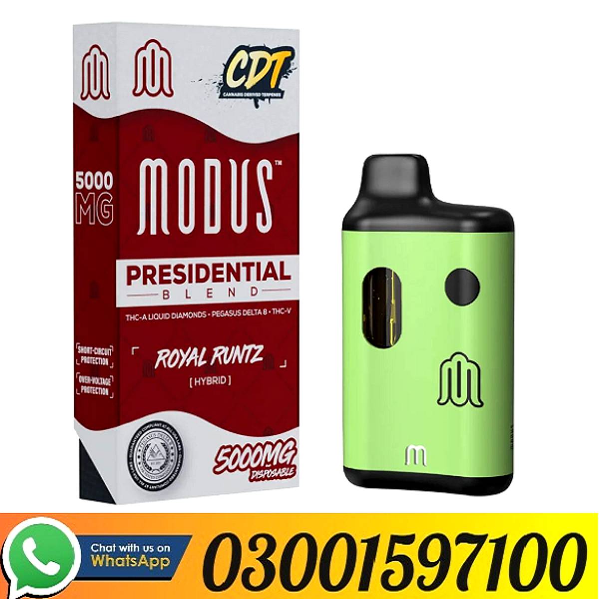 Modus Presidential Blend Disposable 5g Pakistan 03001597100 - Agroads ...