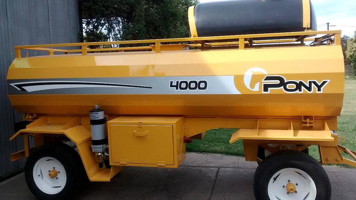 Tanque Combustible Pony 4000 Lts GAS OIL - 900lts de Agua - Agroads
