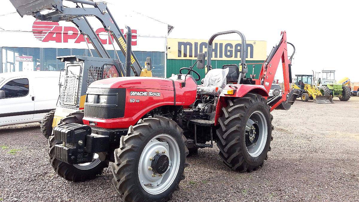 Tractor Apache Solis 60rx 4wd - Año: 2018 - u$s 31.000 - Agroads