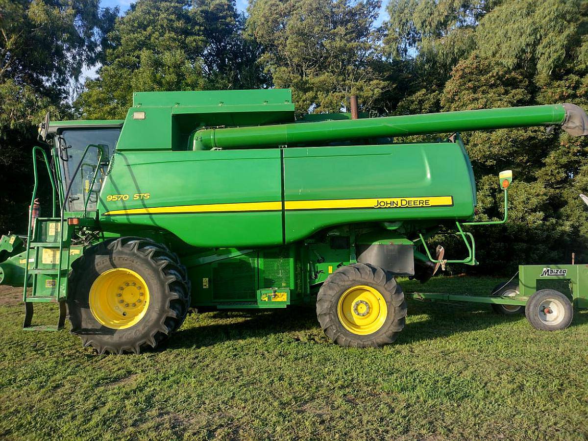 John Deere 9570 STS año 2010. Plat 30 Pies. Piloto y Mapeo - Agroads